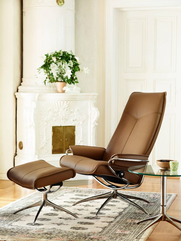 Stressless City High Back Star Base - Design Initial