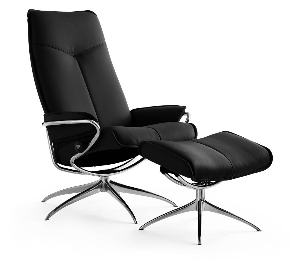 Stressless City High Back Star Base - Design Initial